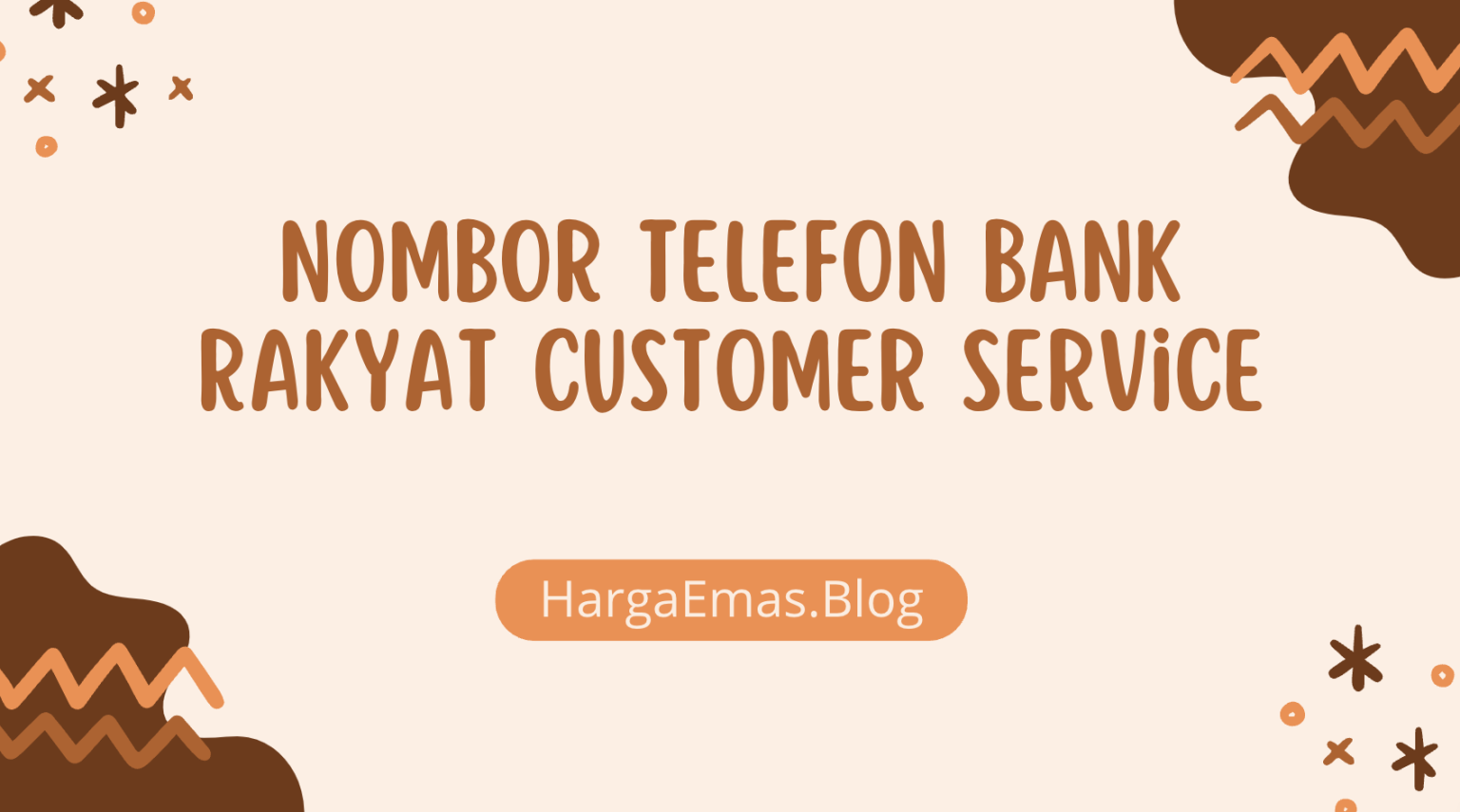 Nombor Telefon Bank Rakyat Customer Service - HargaEmas.Blog