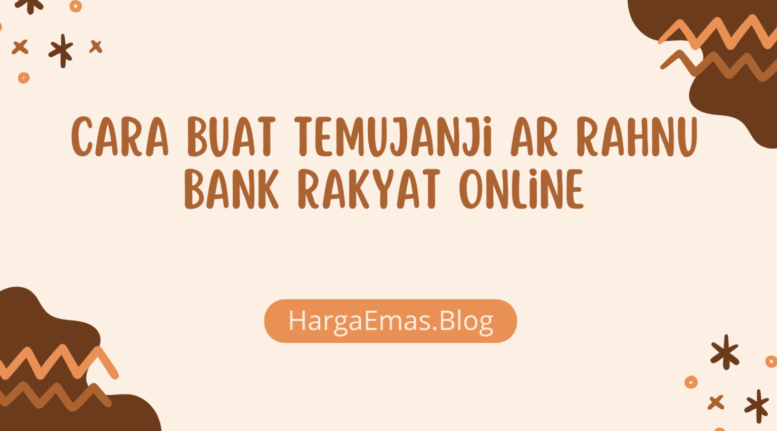 Cara Buat Temujanji Ar Rahnu Bank Rakyat Online - HargaEmas.Blog